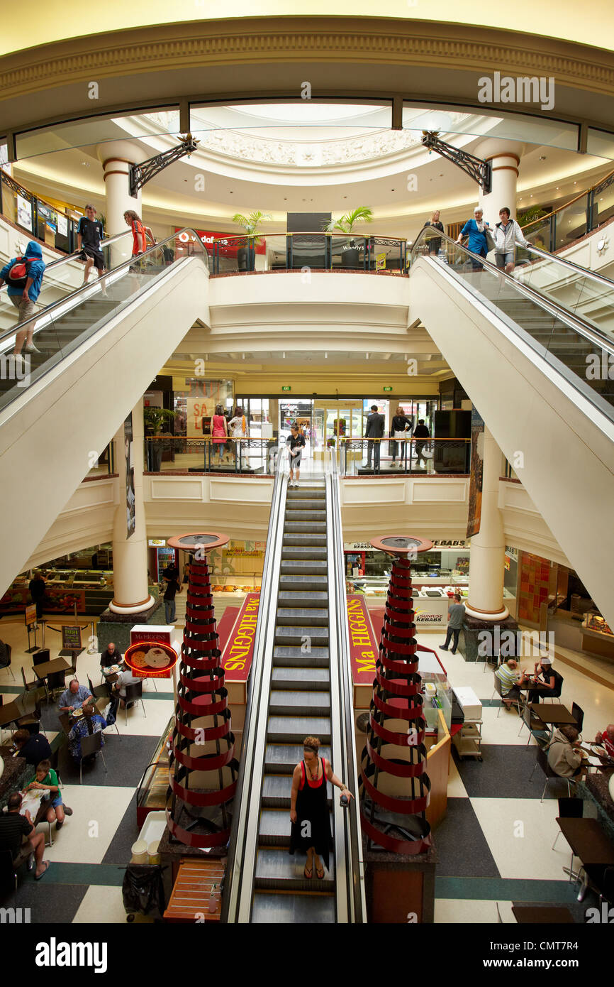 Meridian Shopping Mall, Dunedin, South Island, New Zealand Stock Photo ...