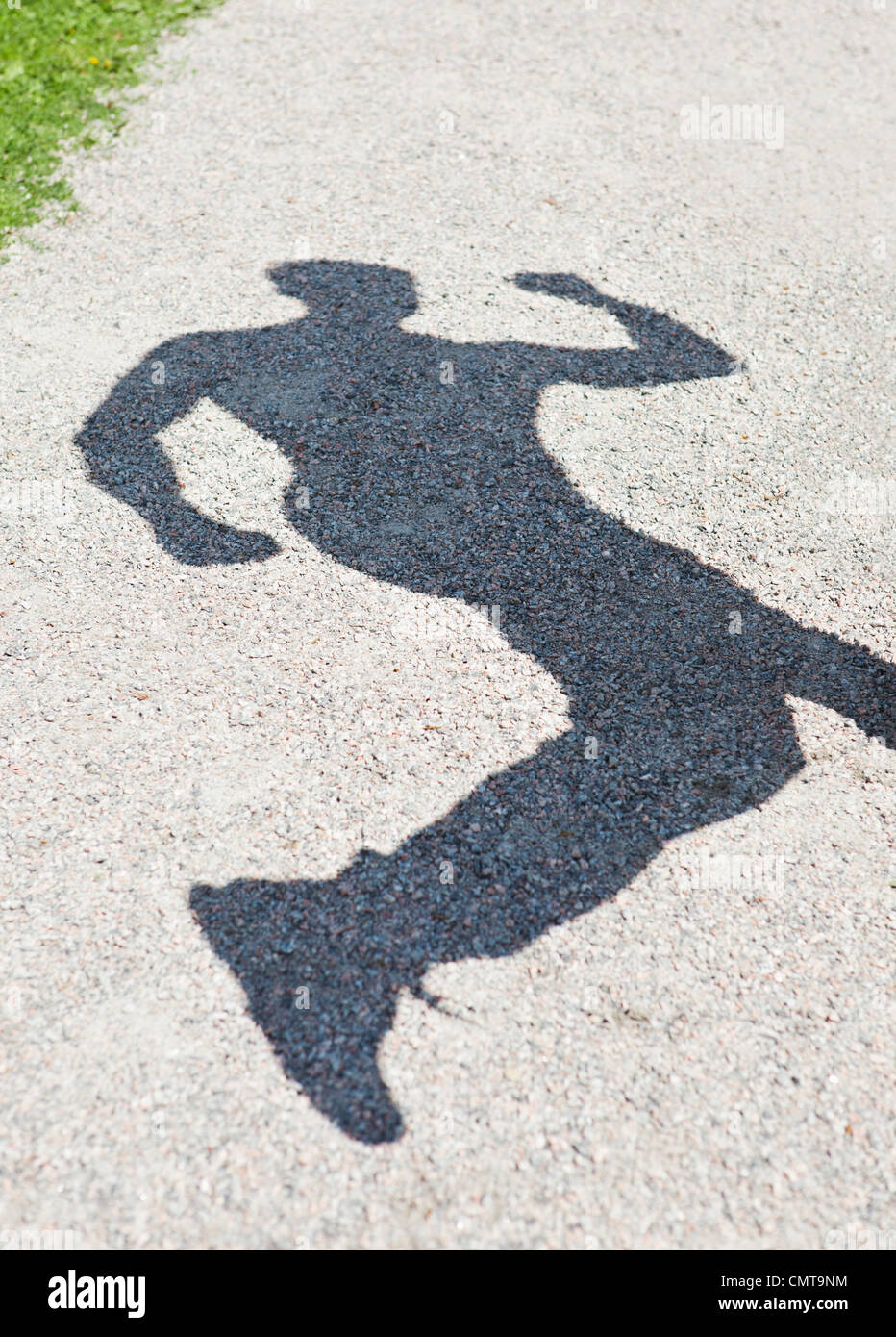 Shadow running hi-res stock photography and images - Alamy