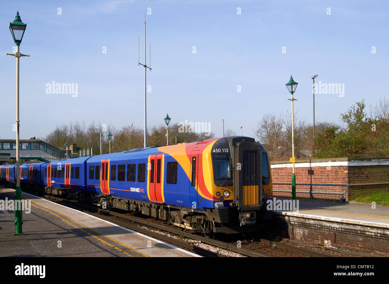 South West Trains (SWT) 450 class electric multiple unit at Alton ...