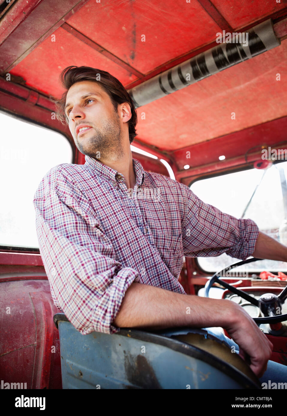 Tractor mode of transportation hi-res stock photography and images - Alamy