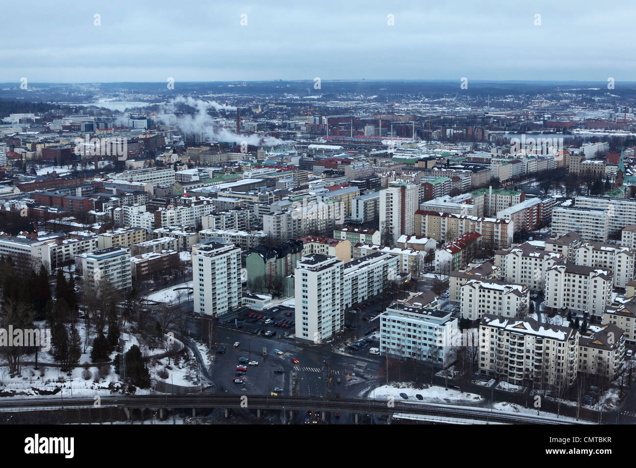 View of the city of Tampere in Finland Stock Photo - Alamy