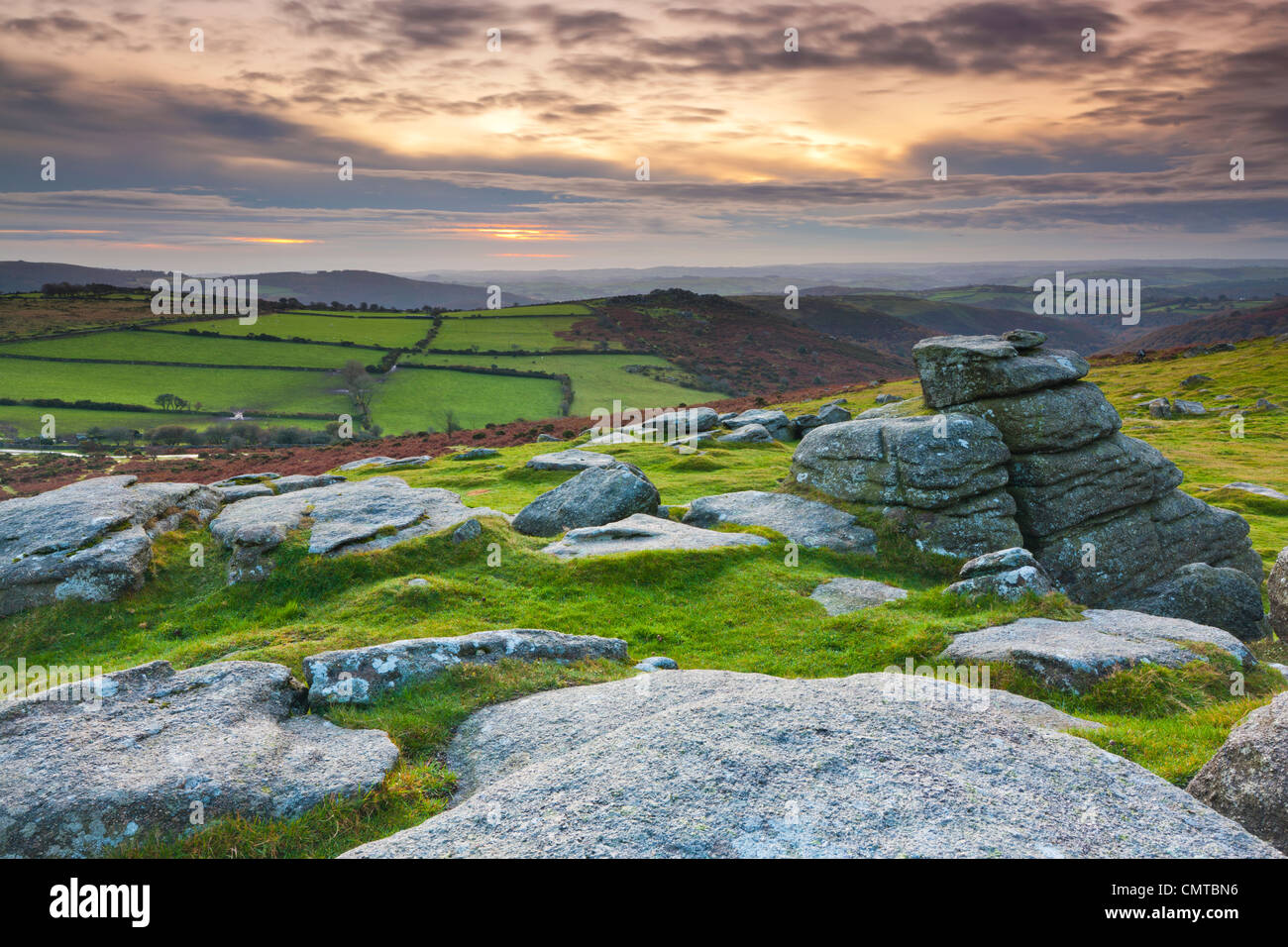 Sharp Tor, Dartmoor National Park, Devon, Southwest England, Europe ...