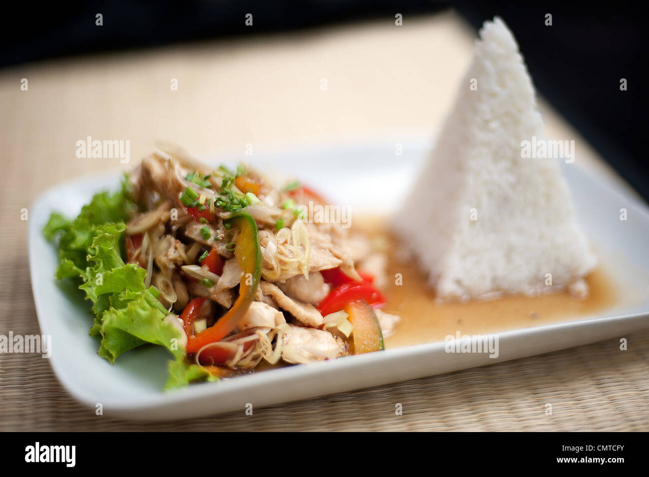 Khmer Chicken Stir-fry Stock Photo - Alamy