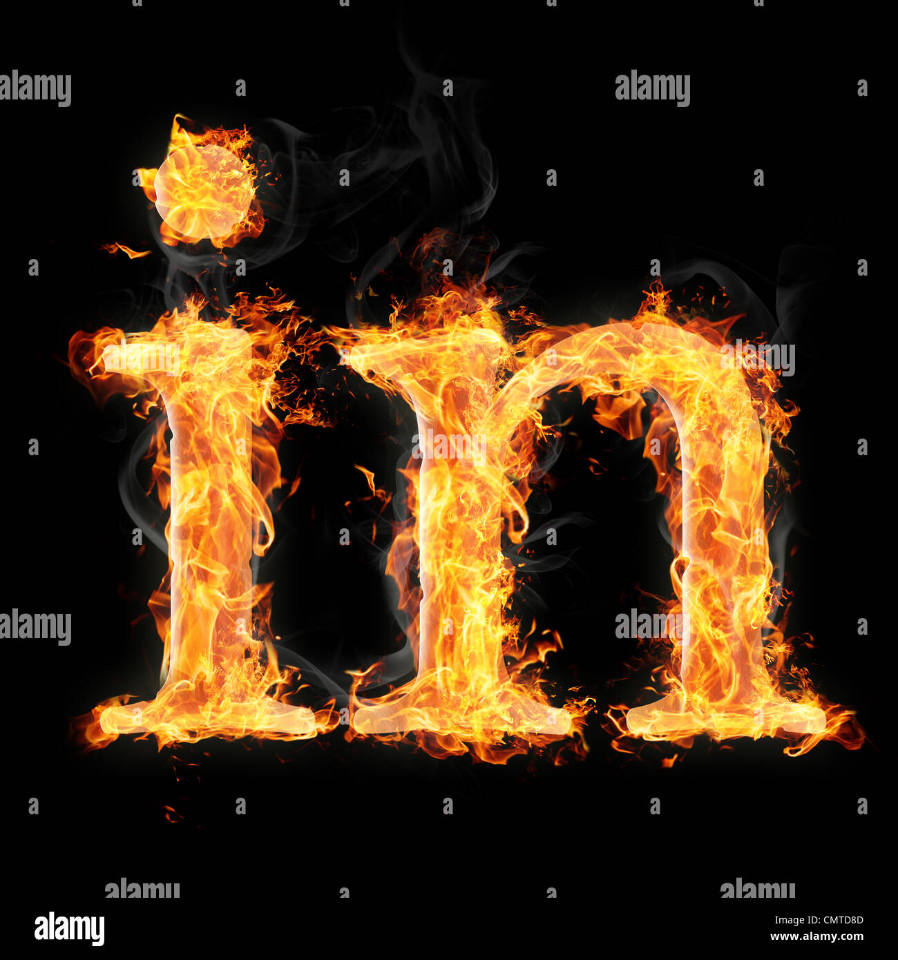 Flame Font High Resolution Stock Photography and Images - Alamy