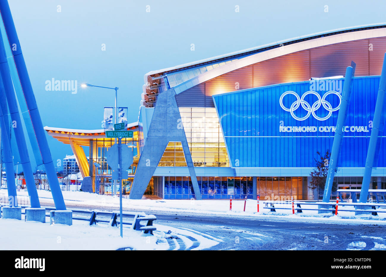 Exterior of the Richmond Olympic Oval, speed skating venue for the 2010 ...