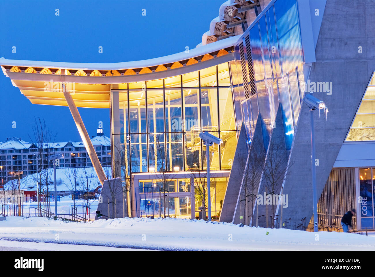 Exterior of Richmond Olympic Oval, speed skating venue for the 2010 ...