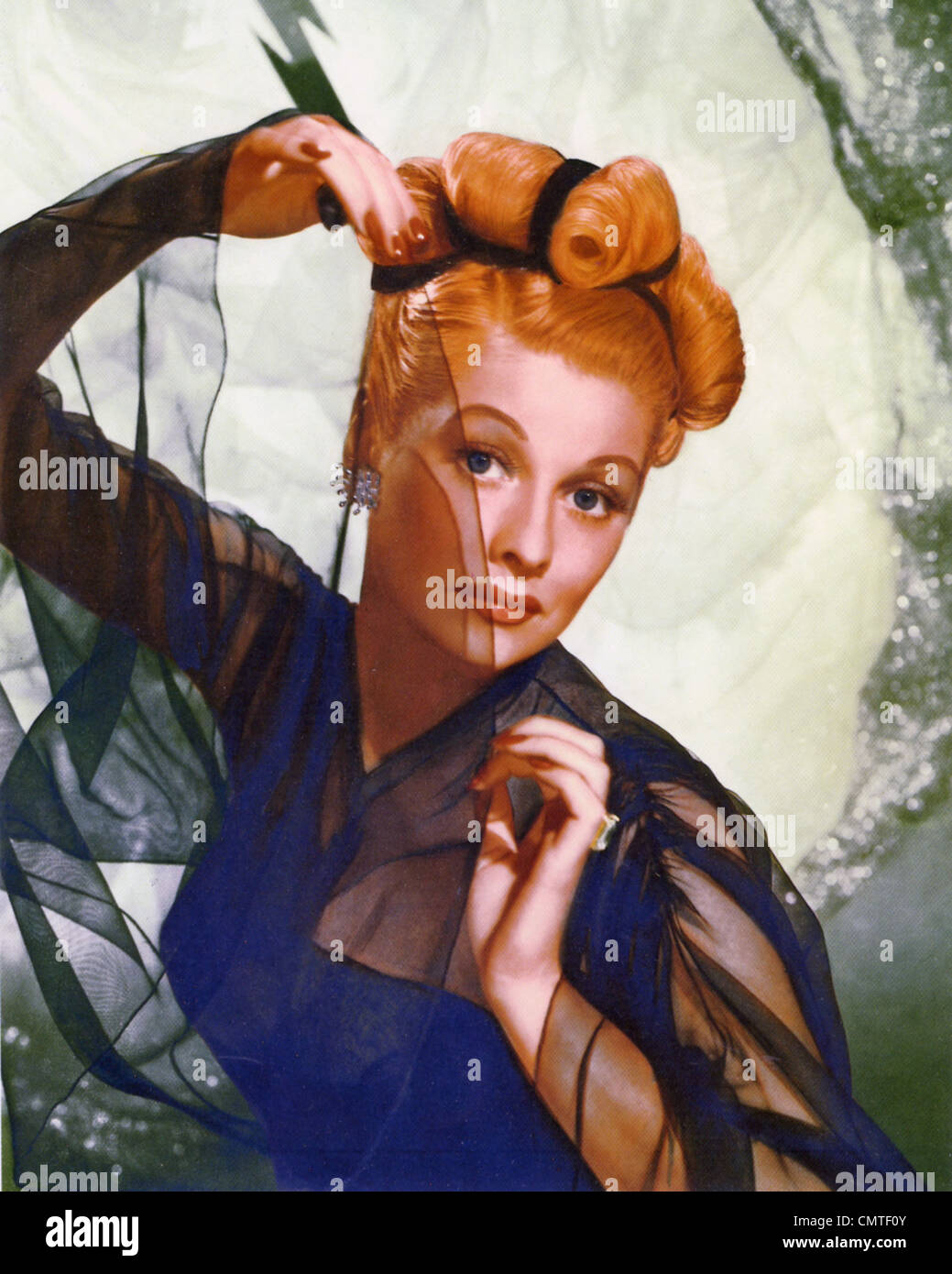 LUCILLE BALL (1911-1989) US TV and film comedienne about 1943 Stock ...