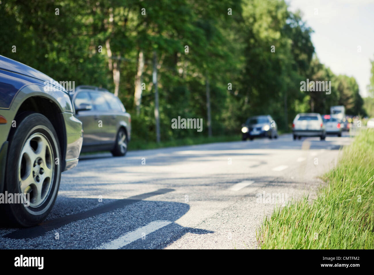 Driving through country road on hi-res stock photography and images - Alamy