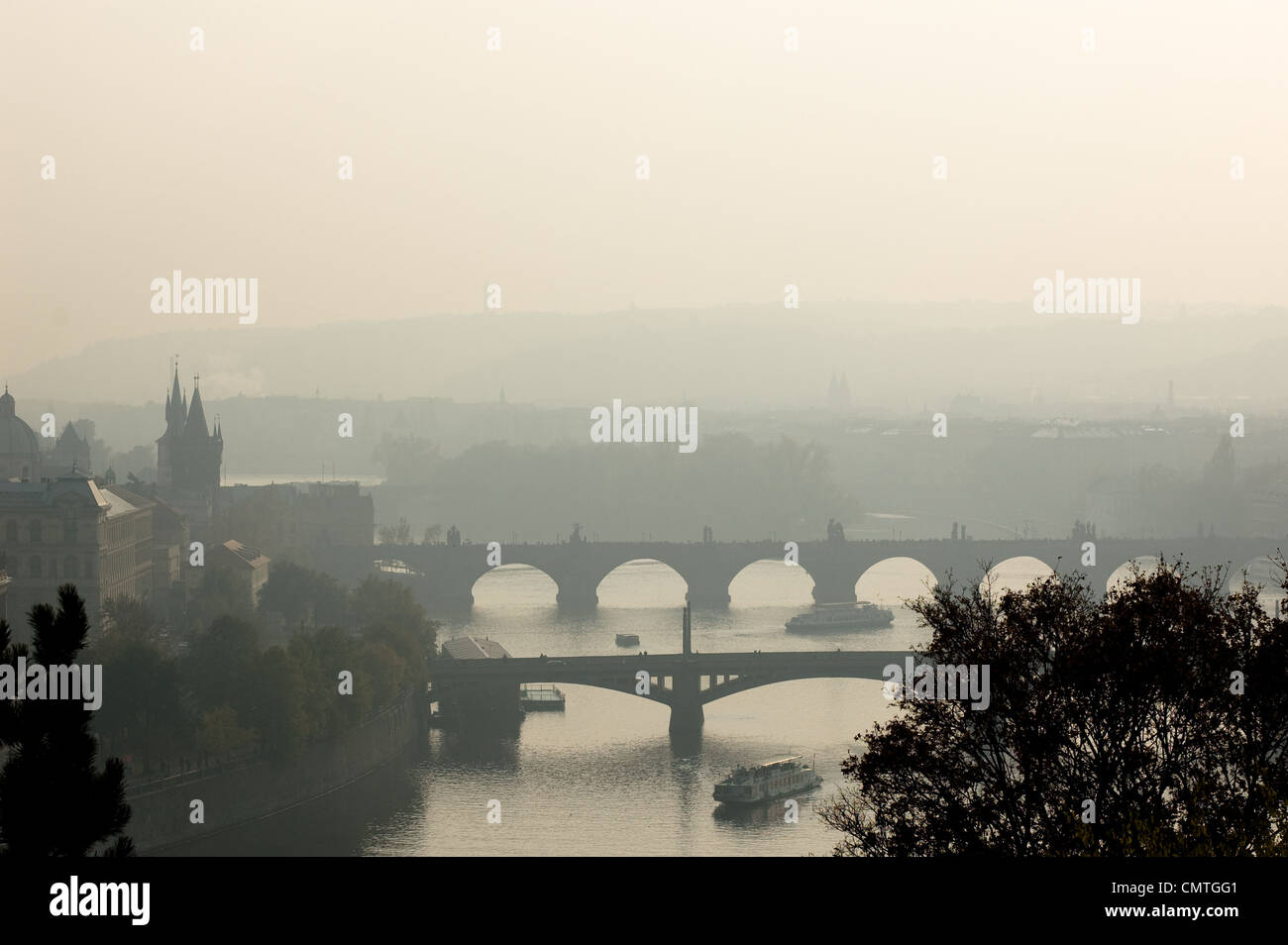 Prague bridges hi-res stock photography and images - Alamy