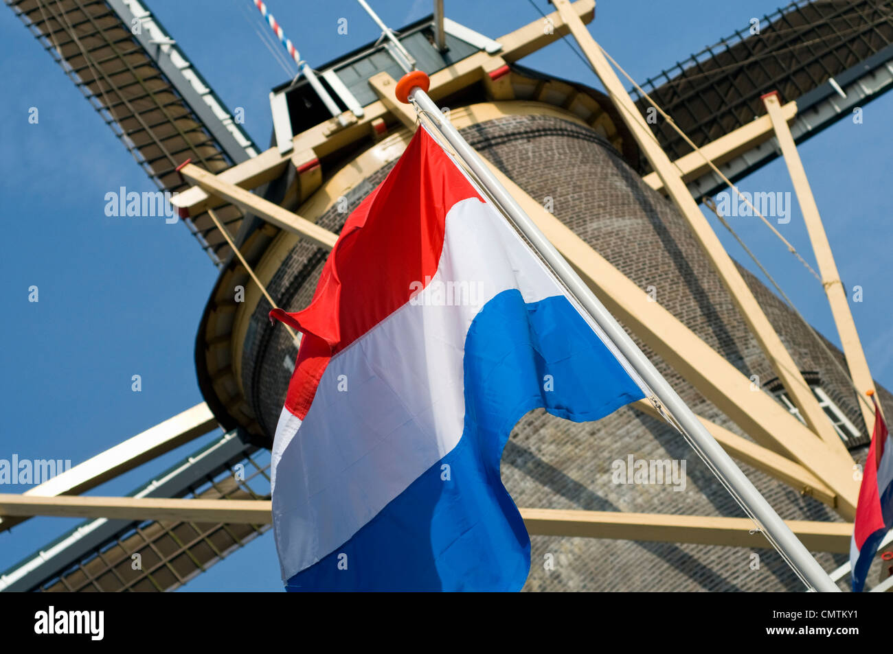 Windmill and flag hi-res stock photography and images - Alamy