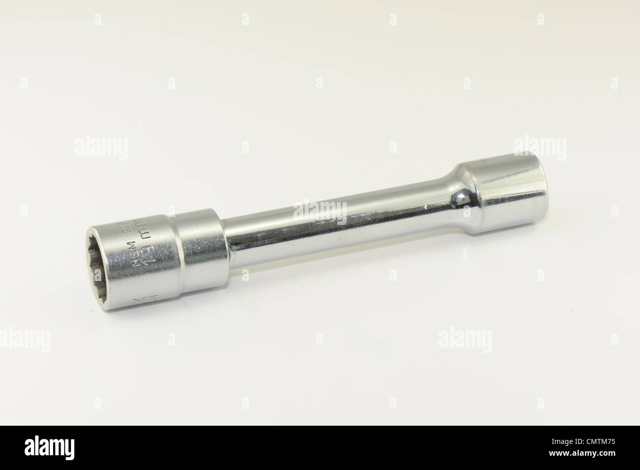 tools 19mm socket with extension half inch drive taken on a white ...