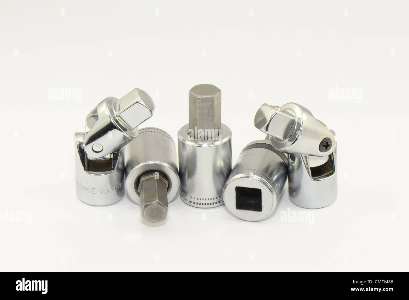 tools sockets half inch drive allen key fitting taken on a white ...