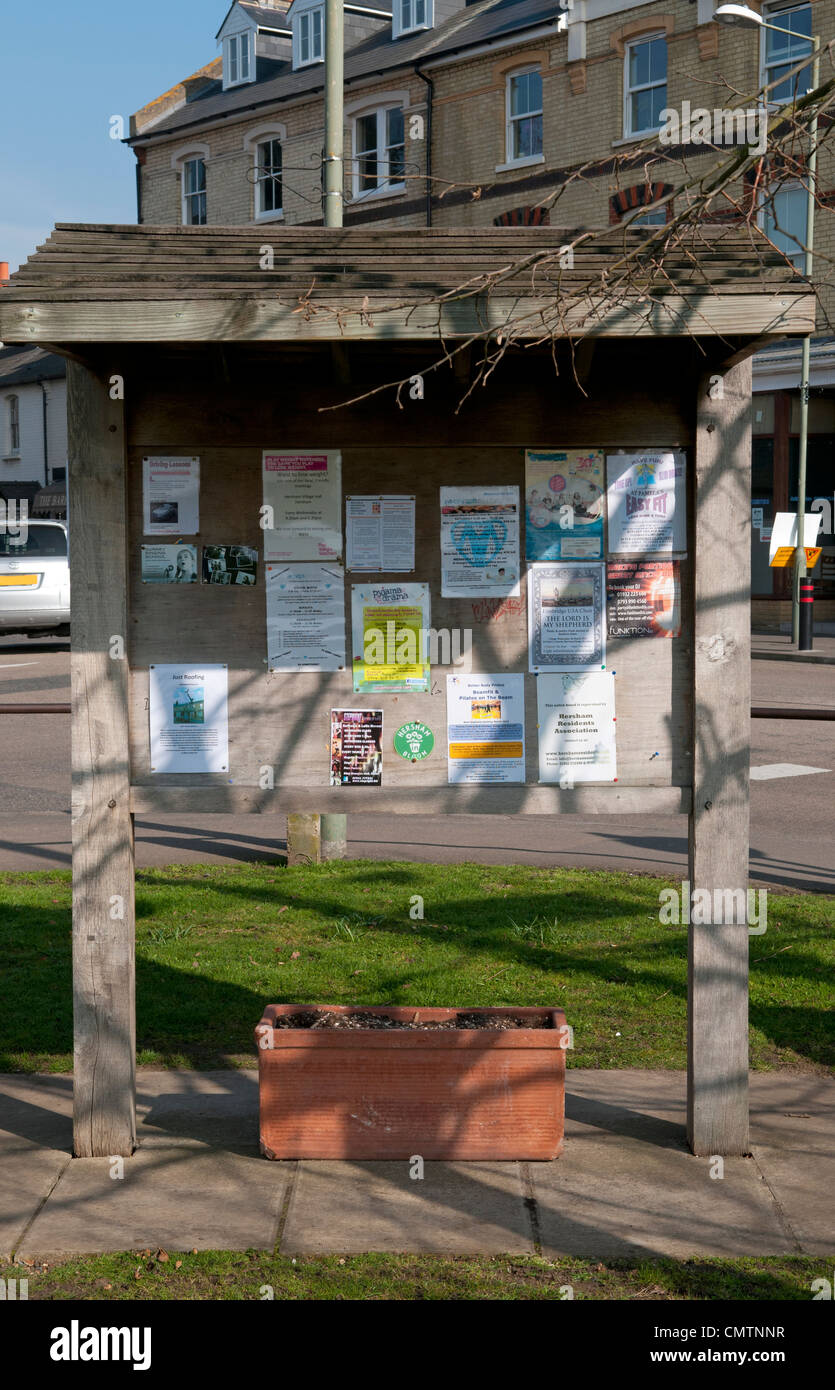 Advertising notice board hi-res stock photography and images - Alamy