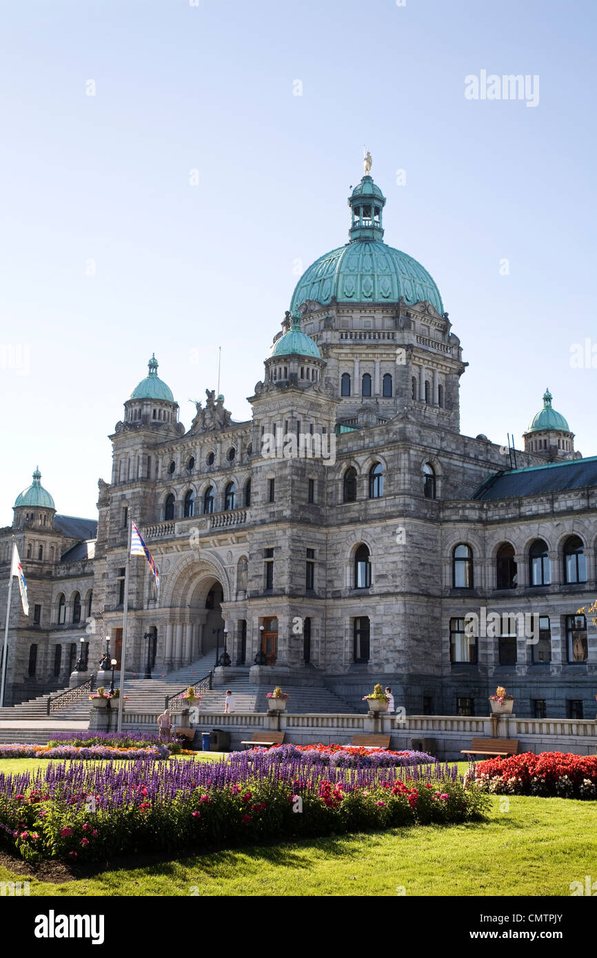 Provincial Legislature building in Victoria, British Columbia Stock ...