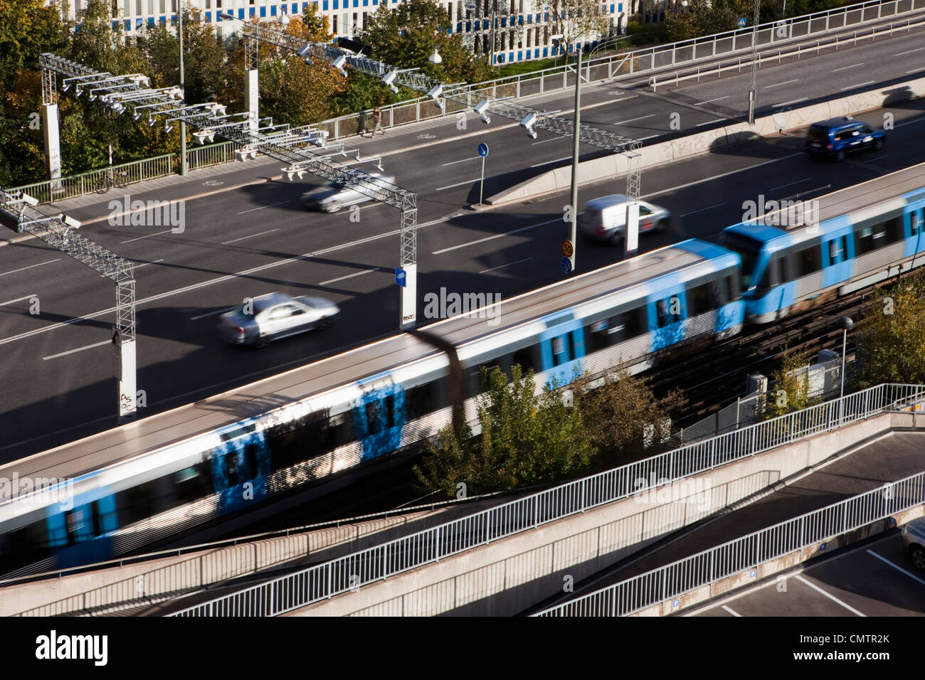 Highway and subway Stock Photo - Alamy