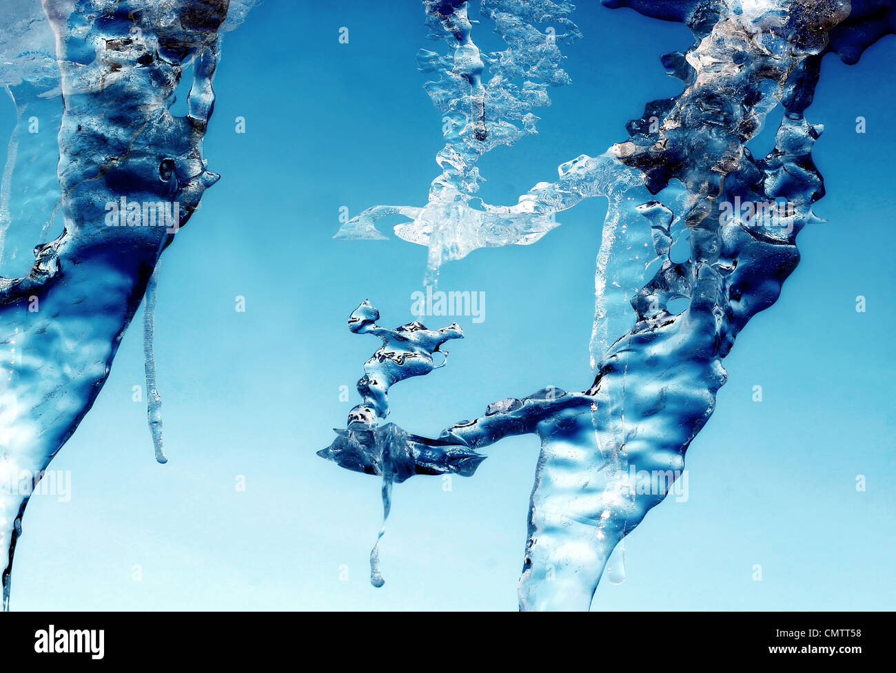 Abstract against blue sky hi-res stock photography and images - Alamy
