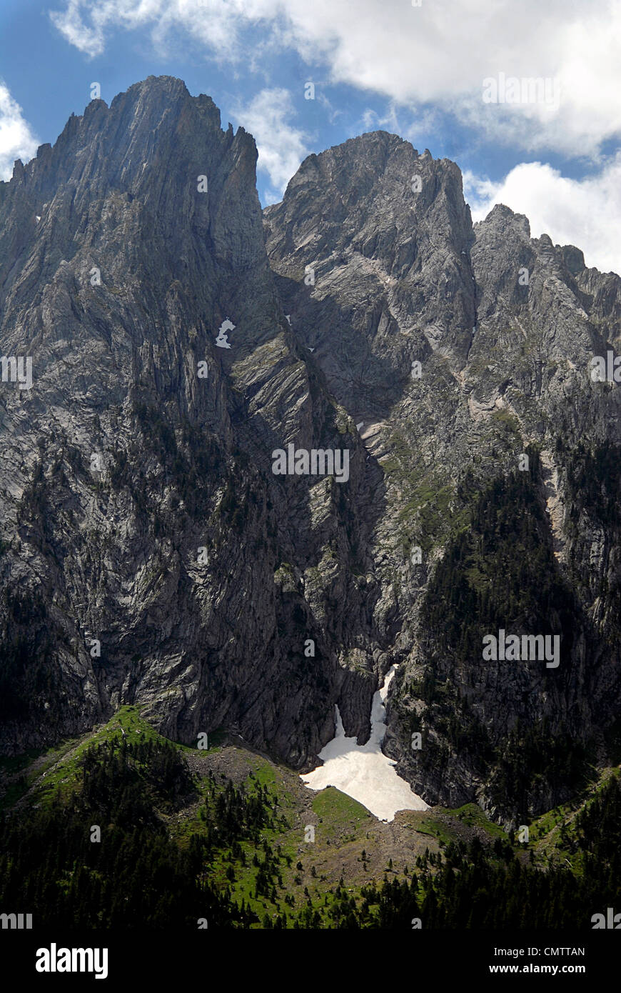 View in the Pyranees mountains Stock Photo - Alamy