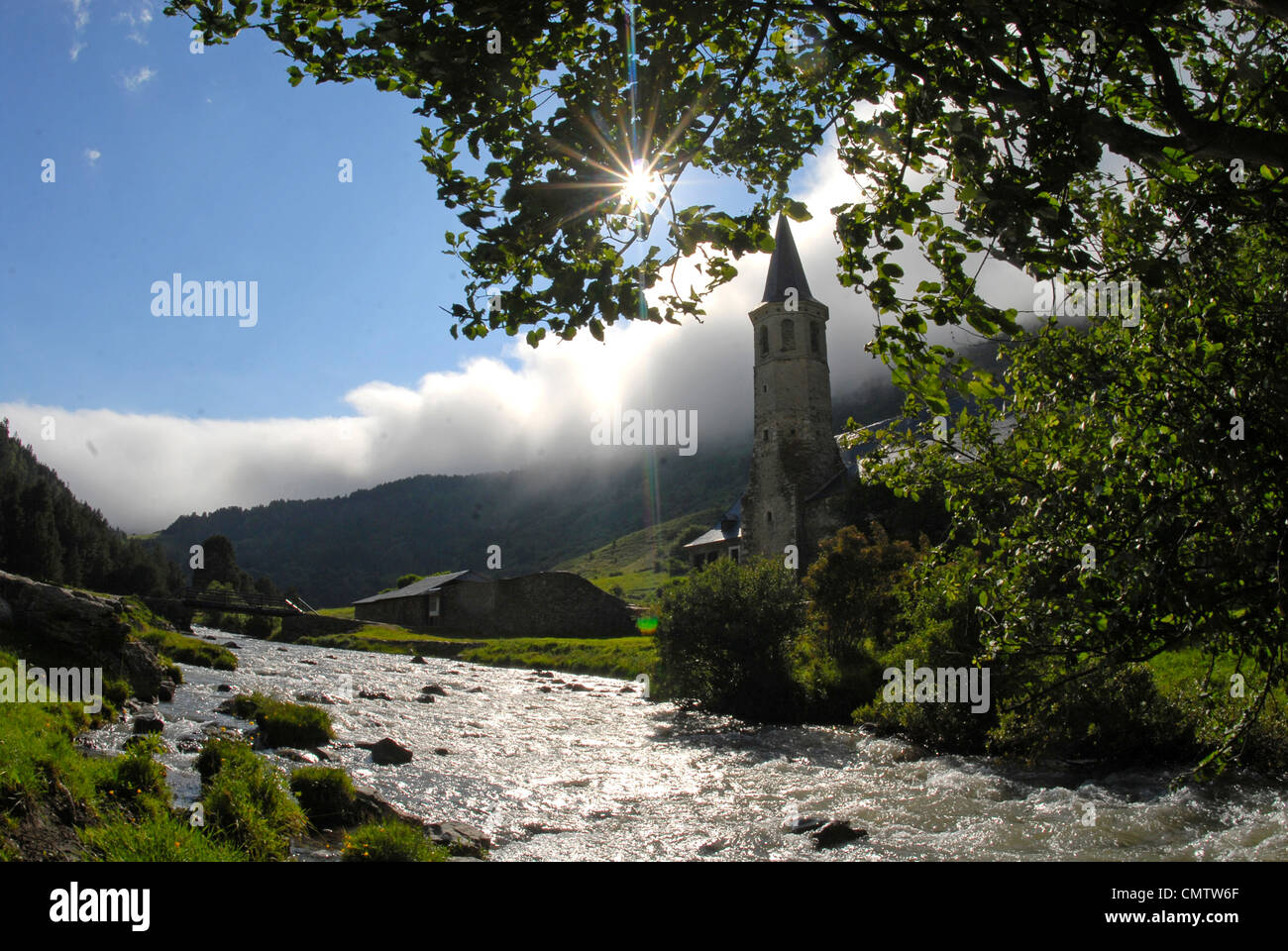View in the Pyranees mountains Stock Photo - Alamy
