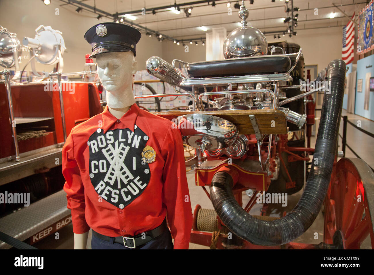 Firefighters Museum in Garden City New York Stock Photo - Alamy