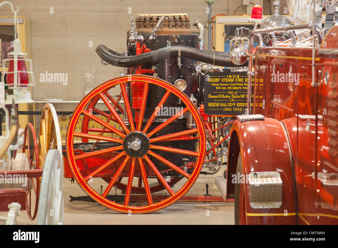 Firefighters Museum in Garden City New York Stock Photo - Alamy
