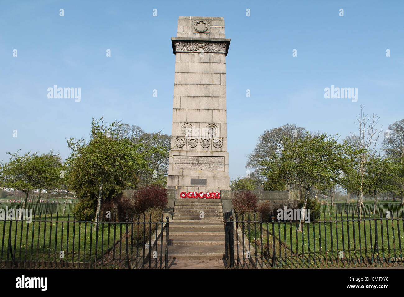 Rickerby Park Cenotaph, Carlisle, Cumbria, UK Stock Photo - Alamy