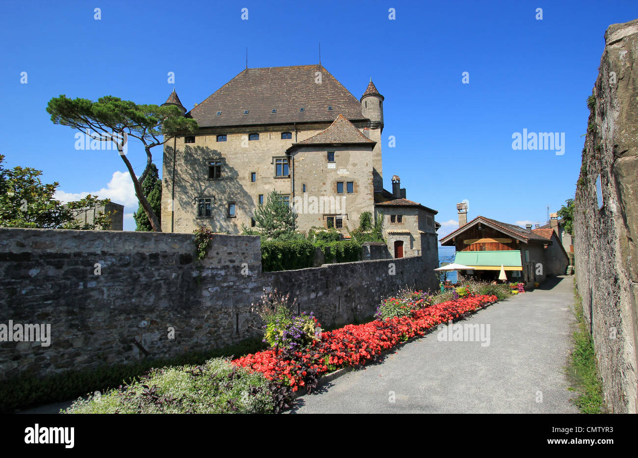 Medieval village of yvoire haute savoie hi-res stock photography and ...