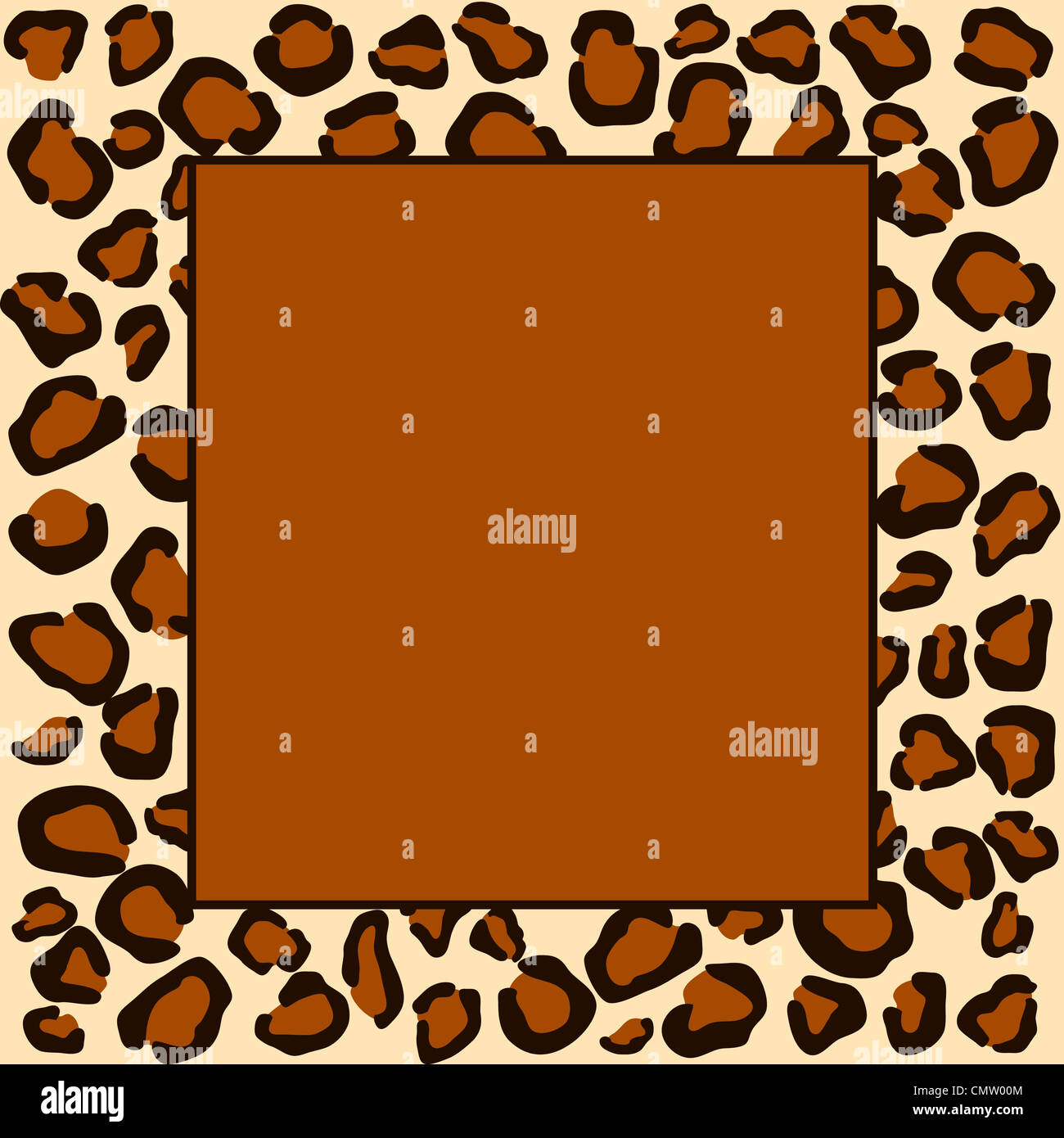 Animal print border hi-res stock photography and images - Alamy