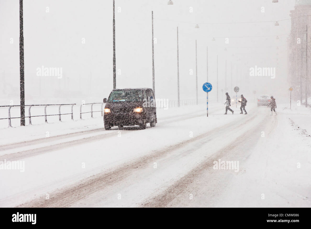 Storm crossing the road hi-res stock photography and images - Alamy