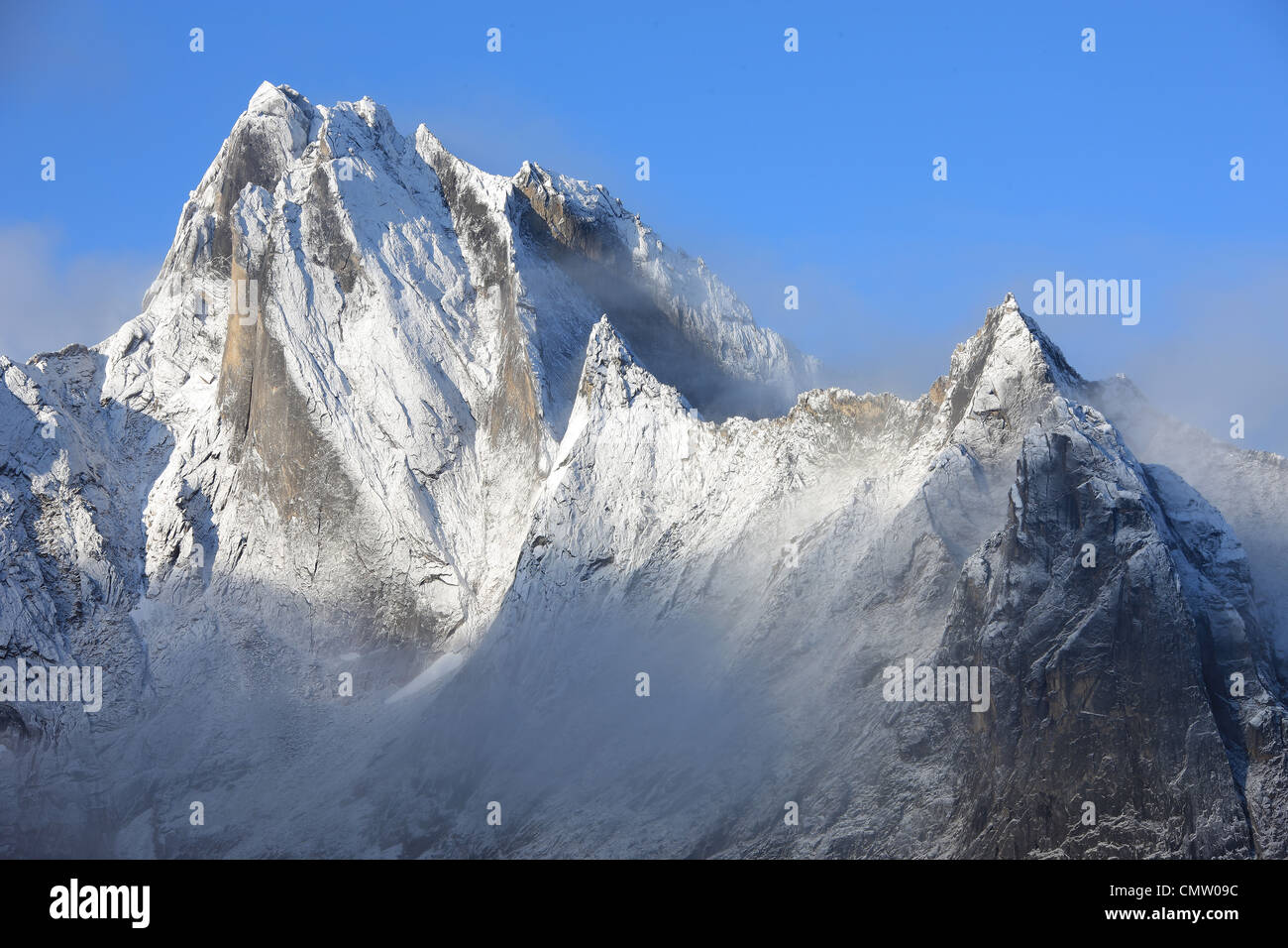 The summit of Mount Monolith, Tombstone Park, Yukon Stock Photo - Alamy
