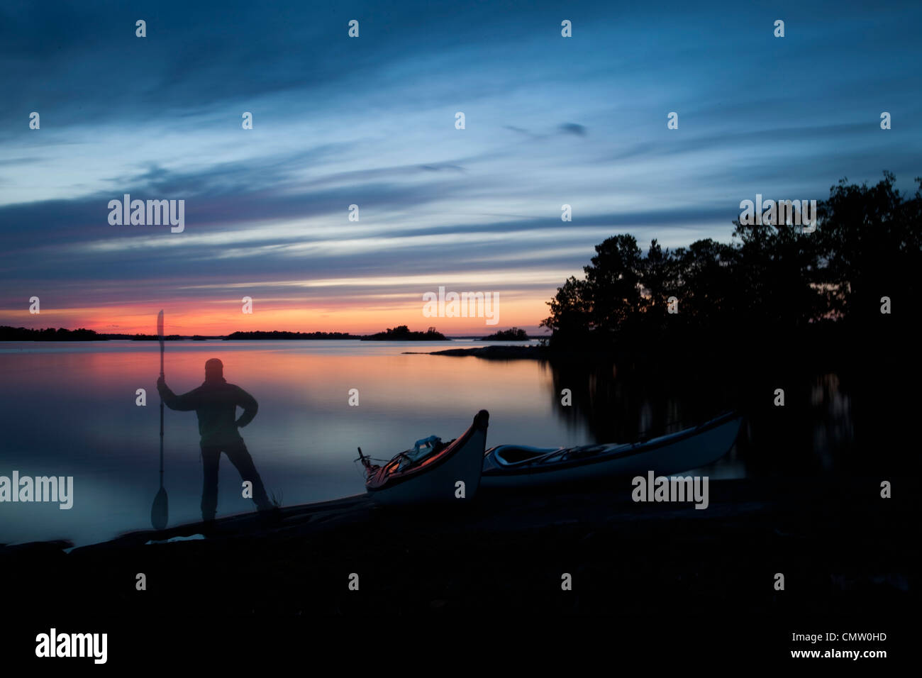 Silhouette River High Resolution Stock Photography and Images - Alamy