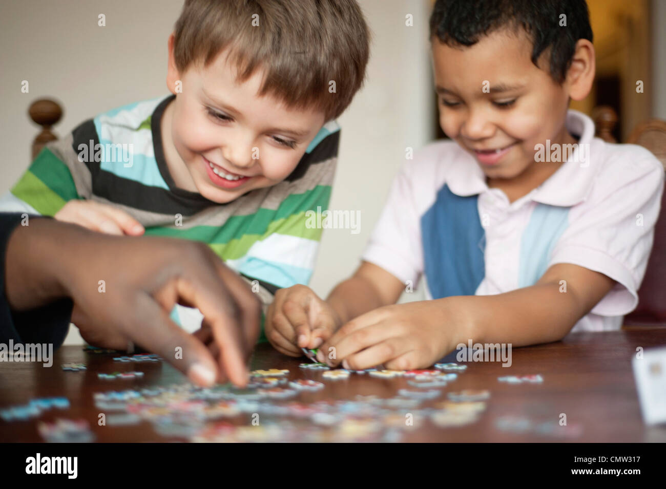 Hand Jigsaw Puzzle High Resolution Stock Photography and Images - Alamy