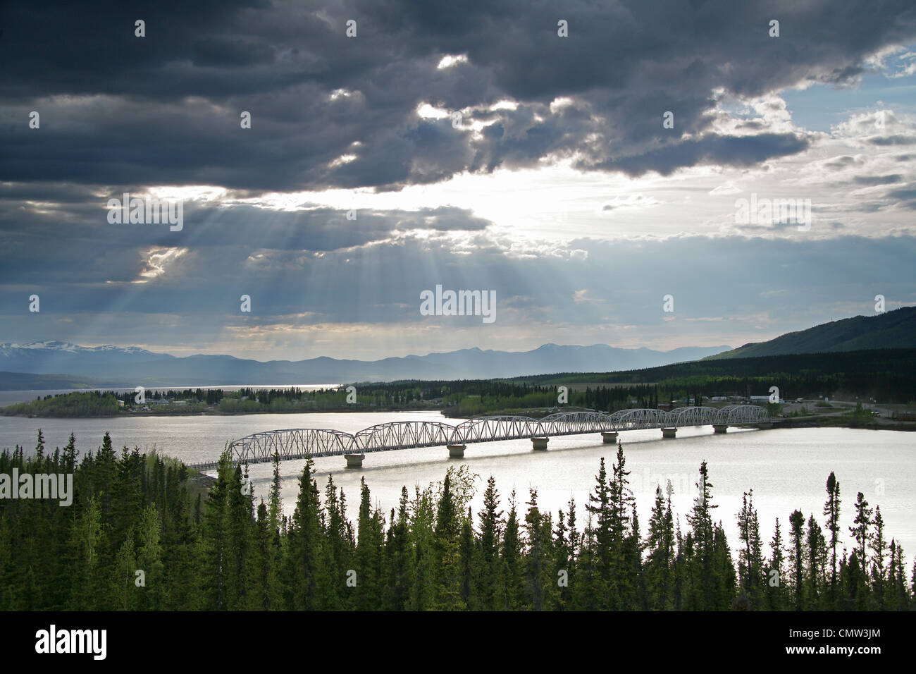Nisutlin bay bridge hi-res stock photography and images - Alamy