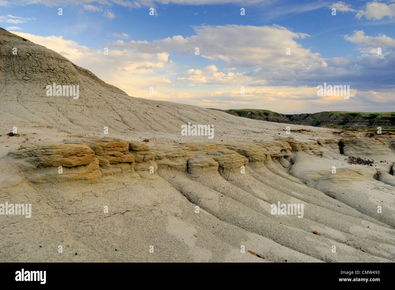 Badlands Topography near the Royal Tyrrell Dinosaur Museum, Drumheller ...
