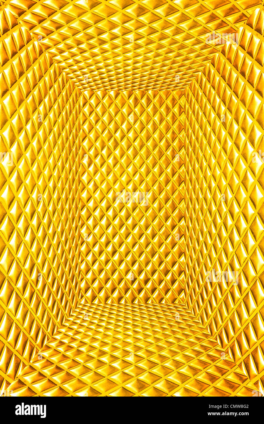 Gold tile background Stock Photo - Alamy