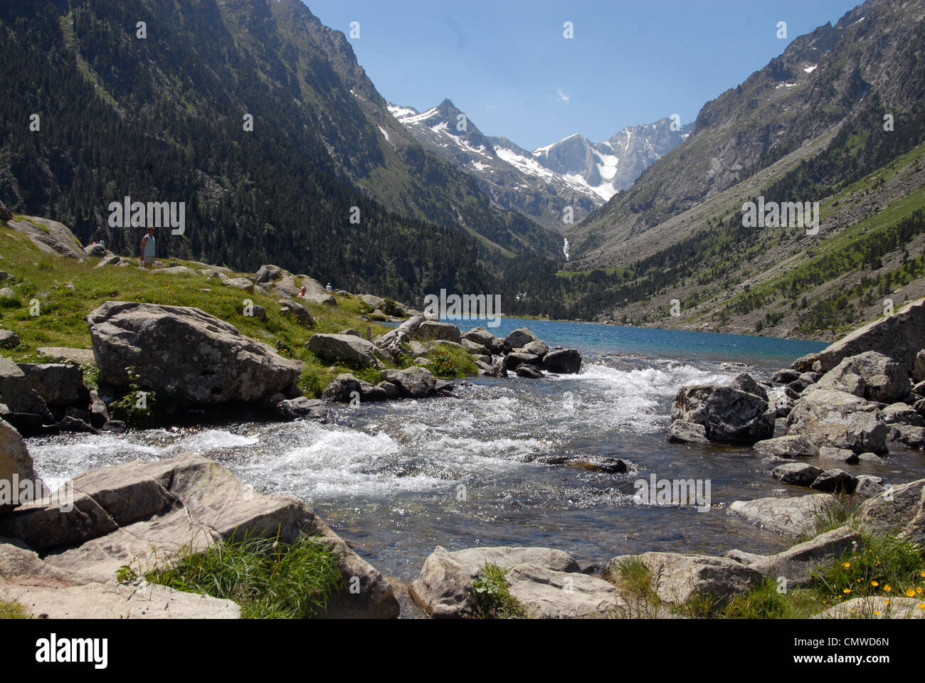 View in the Pyranees mountains Stock Photo - Alamy