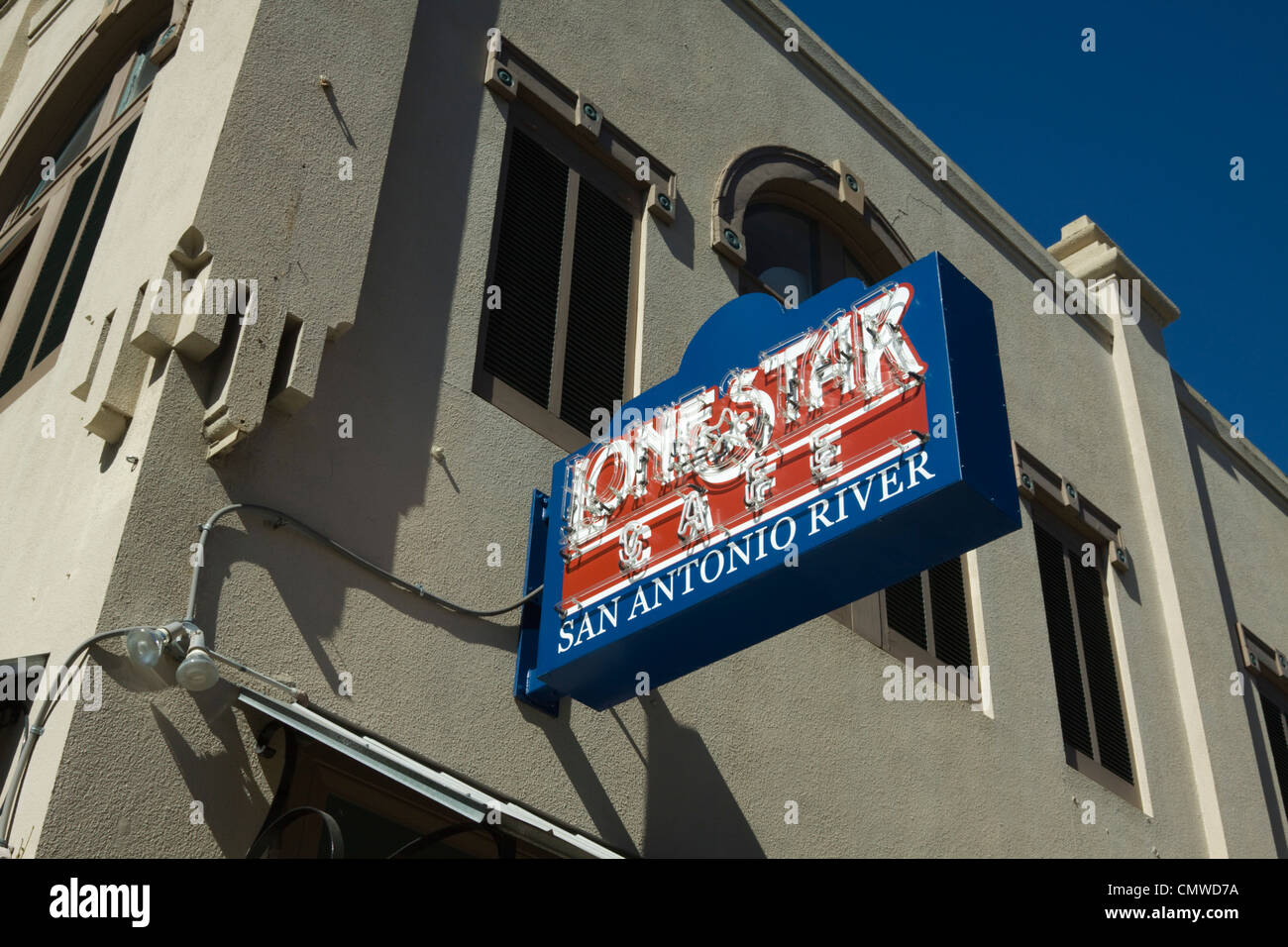 Lone Star Cafe sign Stock Photo - Alamy