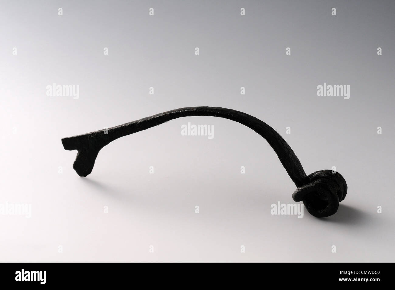 Roman fibula made of bronze from the Archaeological site of Complutum ...