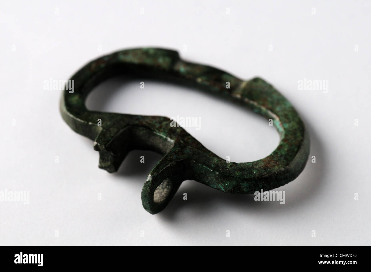Roman belt buckle made of bronze from the Archaeological site of ...