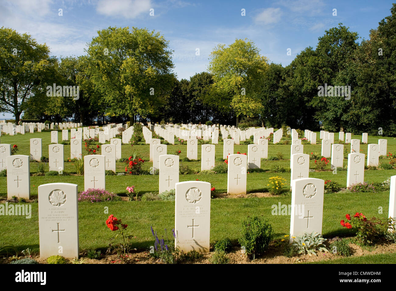 Commonwealth War Graves Commision Canadian Cemetery at Beny sur Mer ...