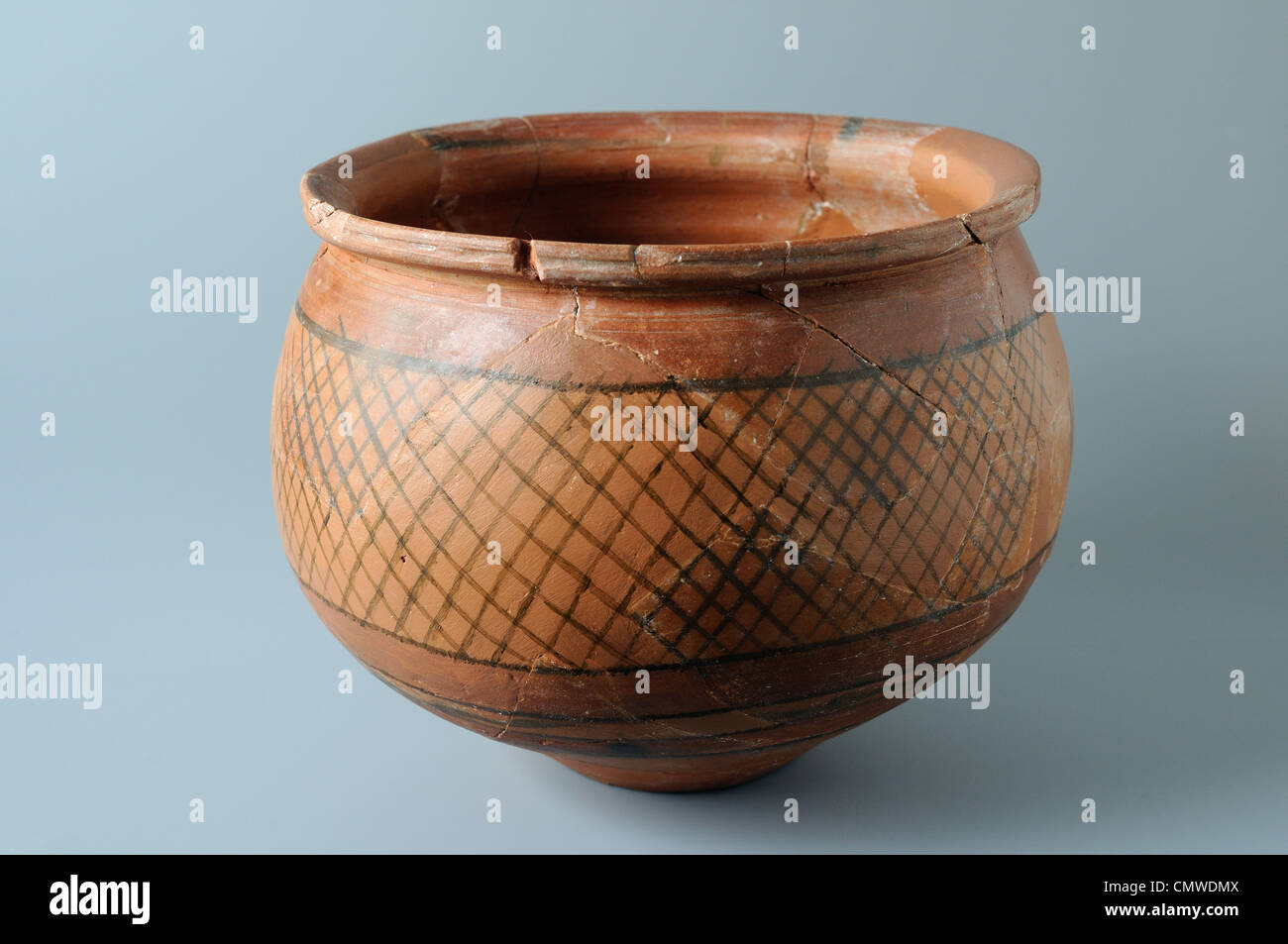 Globular pot painted ( 1st CE) Roman of tradition indigenous in ...