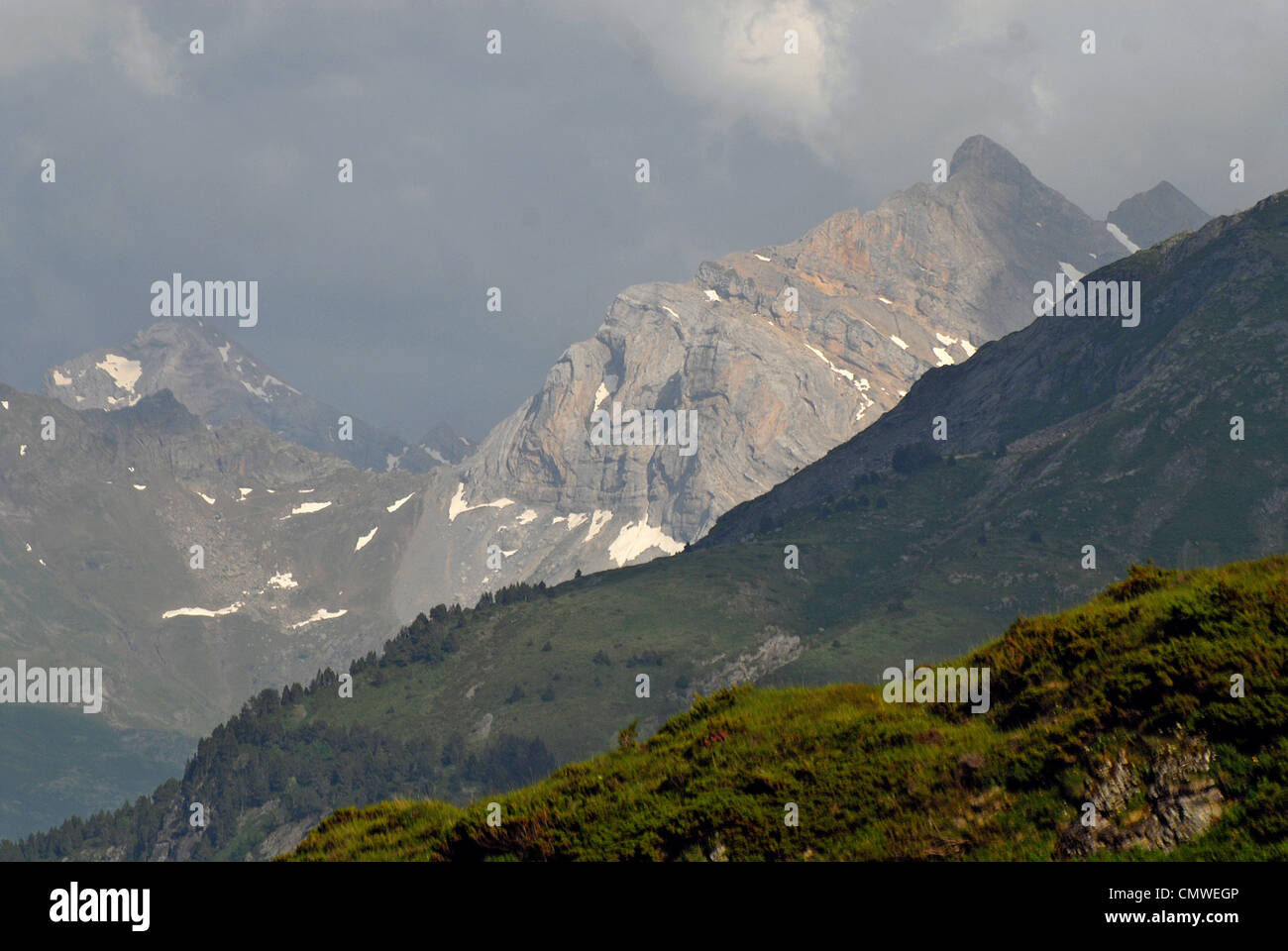 View in the Pyranees mountains Stock Photo - Alamy