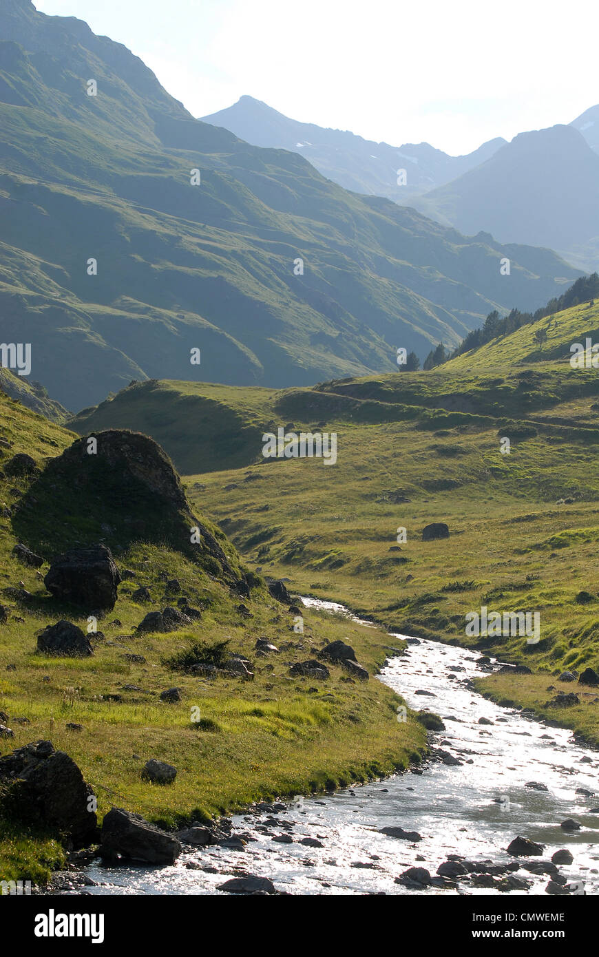 View in the Pyranees mountains Stock Photo - Alamy