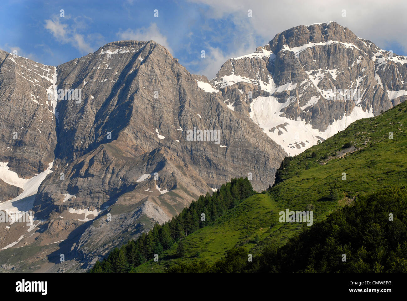 View in the Pyranees mountains Stock Photo - Alamy