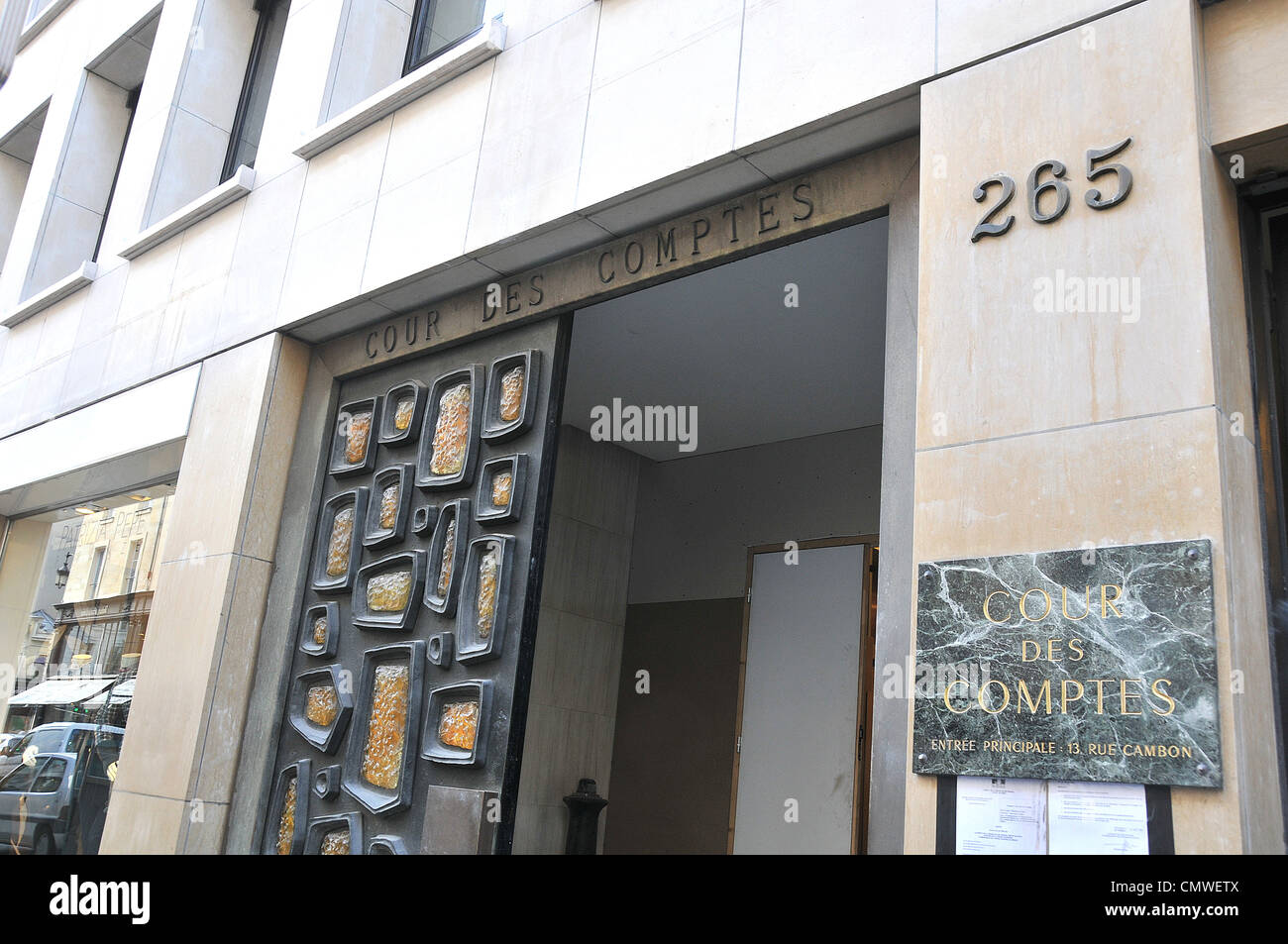 Cour des Comptes, Paris, France Stock Photo - Alamy