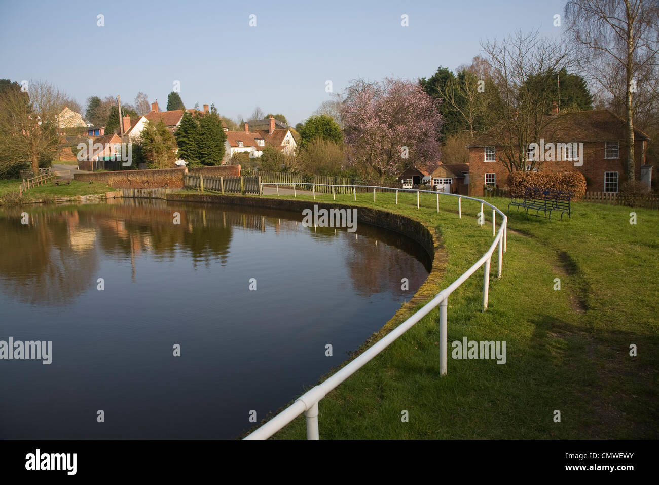 Polstead village Suffolk England Stock Photo - Alamy