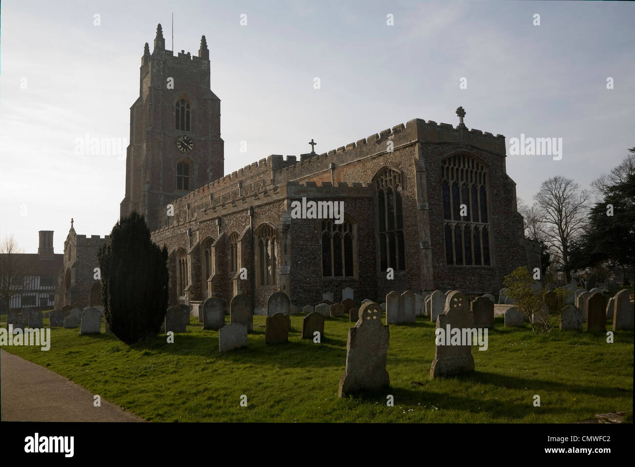 Parish church saint mary stoke by nayland hi-res stock photography and ...