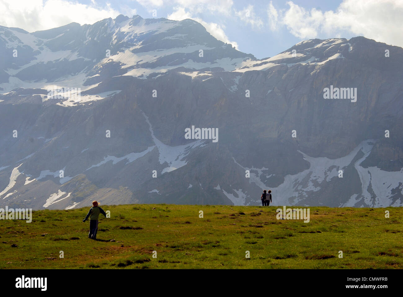 View in the Pyranees mountains Stock Photo - Alamy