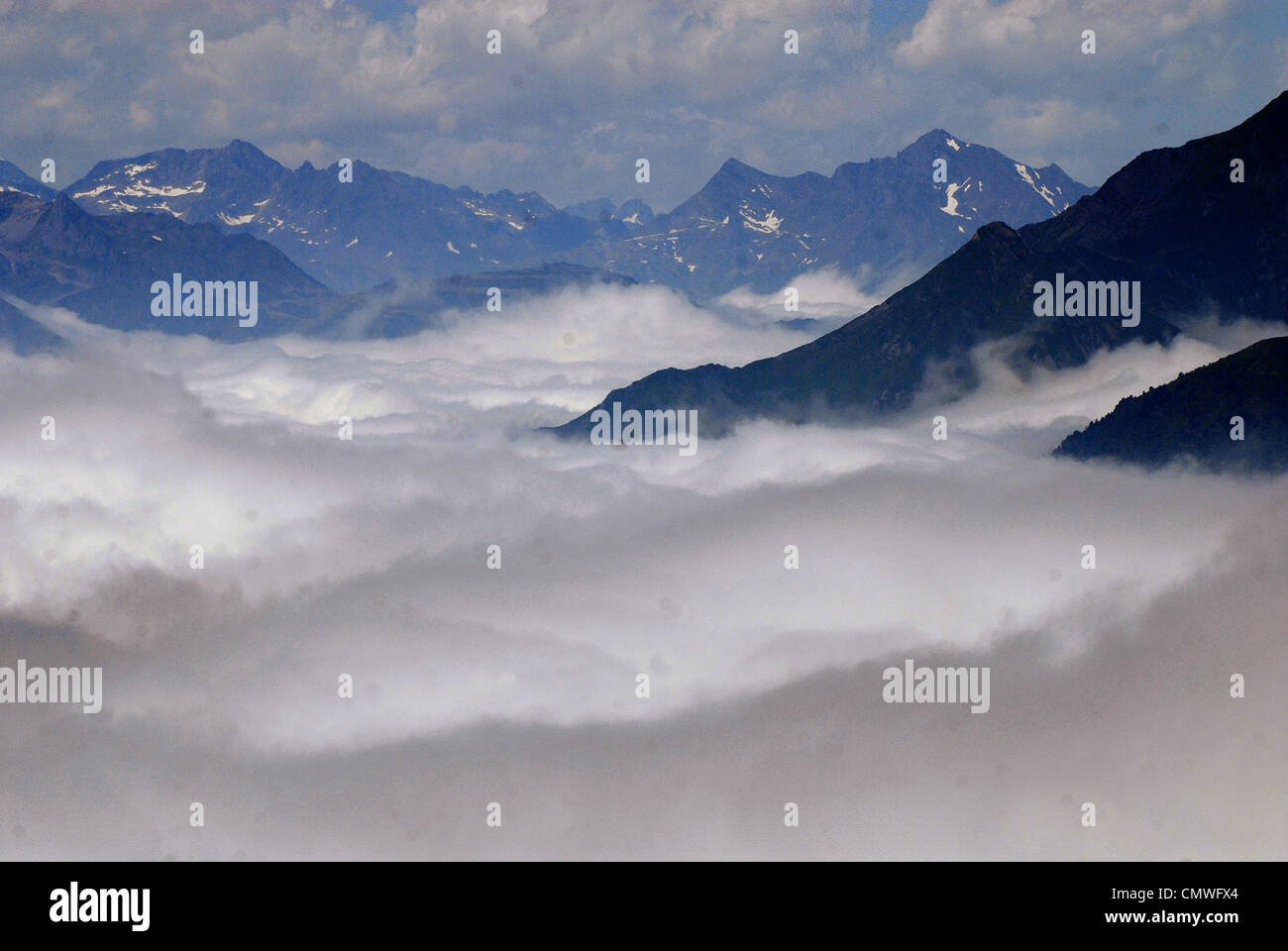 View in the Pyranees mountains Stock Photo - Alamy
