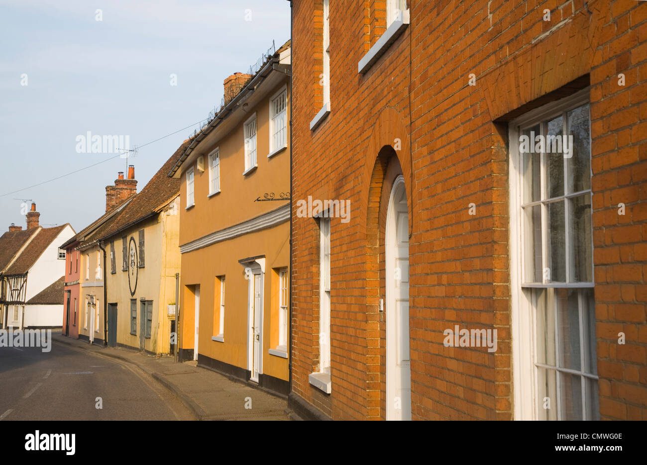 Historic sixteenth and seventeen century houses, Nayland, Suffolk ...