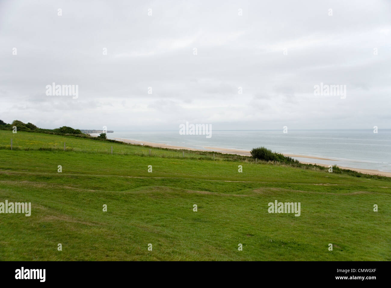 German bunker WN62 by the American National cemetery overlooking the ...